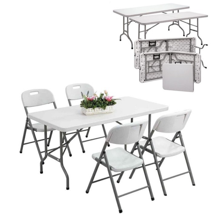 Folding Long Table Dining - AL Seham Furniture - United Arab Emirates