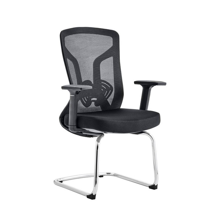 Neo Visitor Chair with Chrome Legs – High Quality Fabric & Lumbar ...